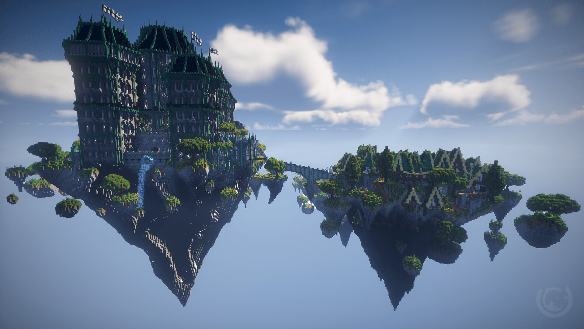 Medieval Skyblock Map | The Dislocated Islands Minecraft Map