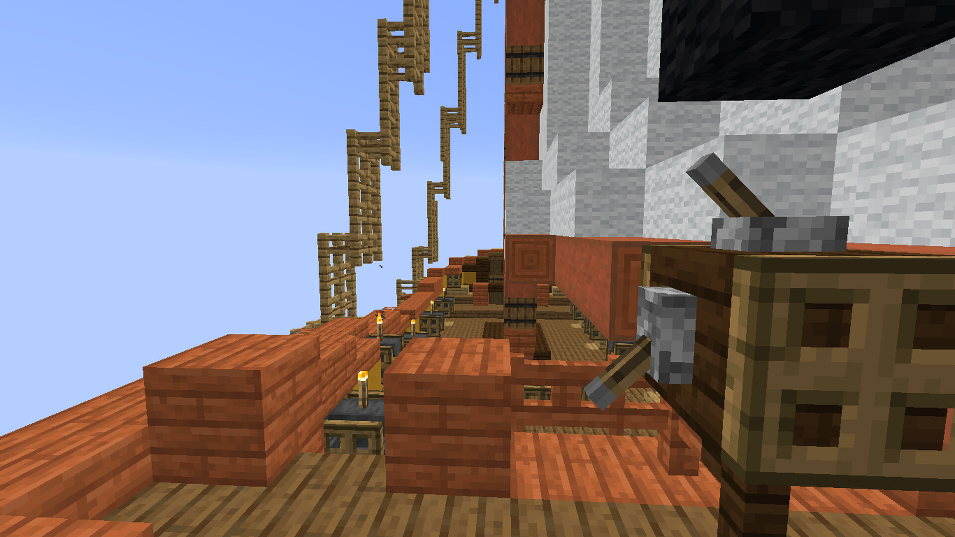 'Ferret' - 12-gun Sloop with a 2-mast refit Minecraft Map