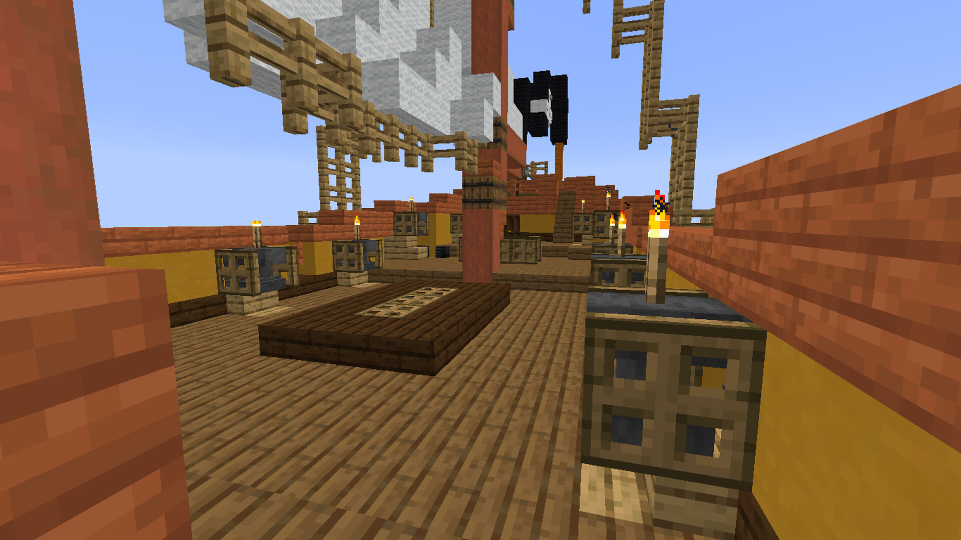 'Ferret' - 12-gun Sloop with a 2-mast refit Minecraft Map