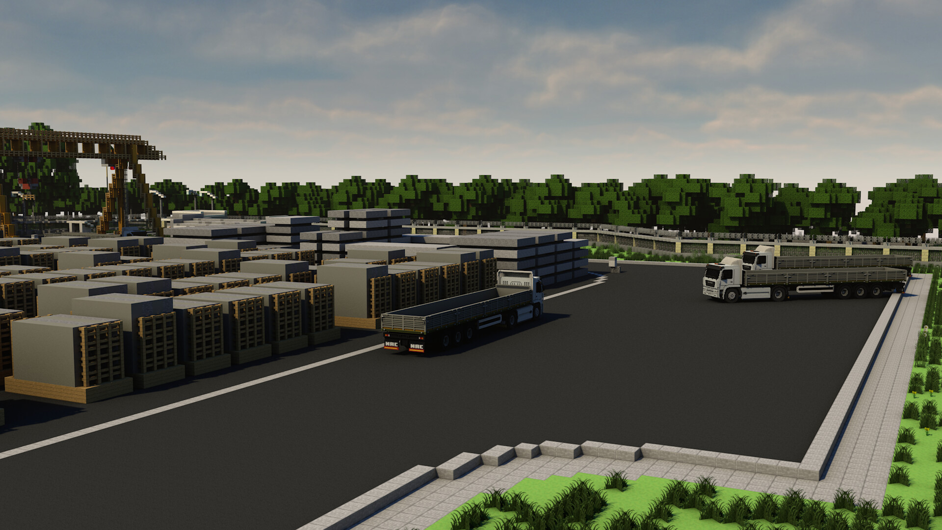 Precast concrete plant | Завод железобетонных изделий Minecraft Map