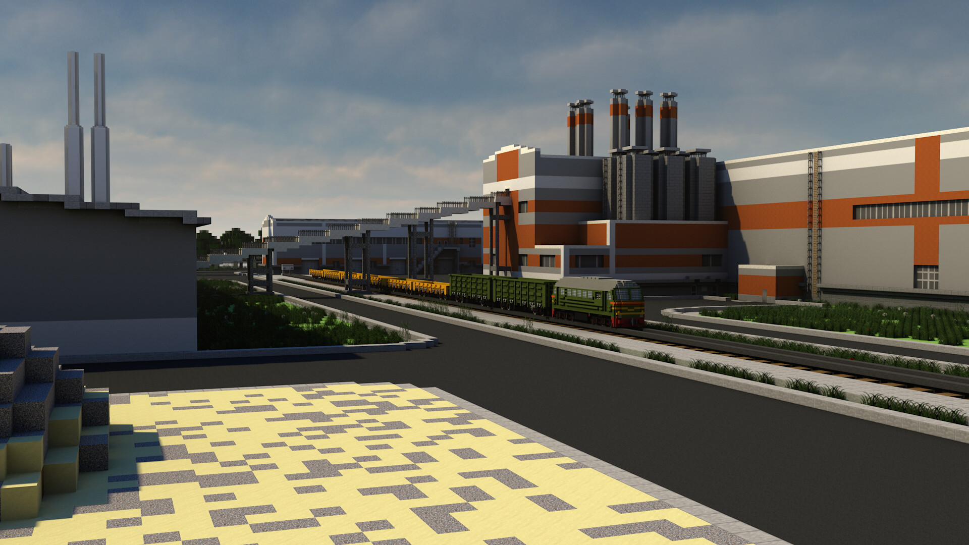 Precast concrete plant | Завод железобетонных изделий Minecraft Map