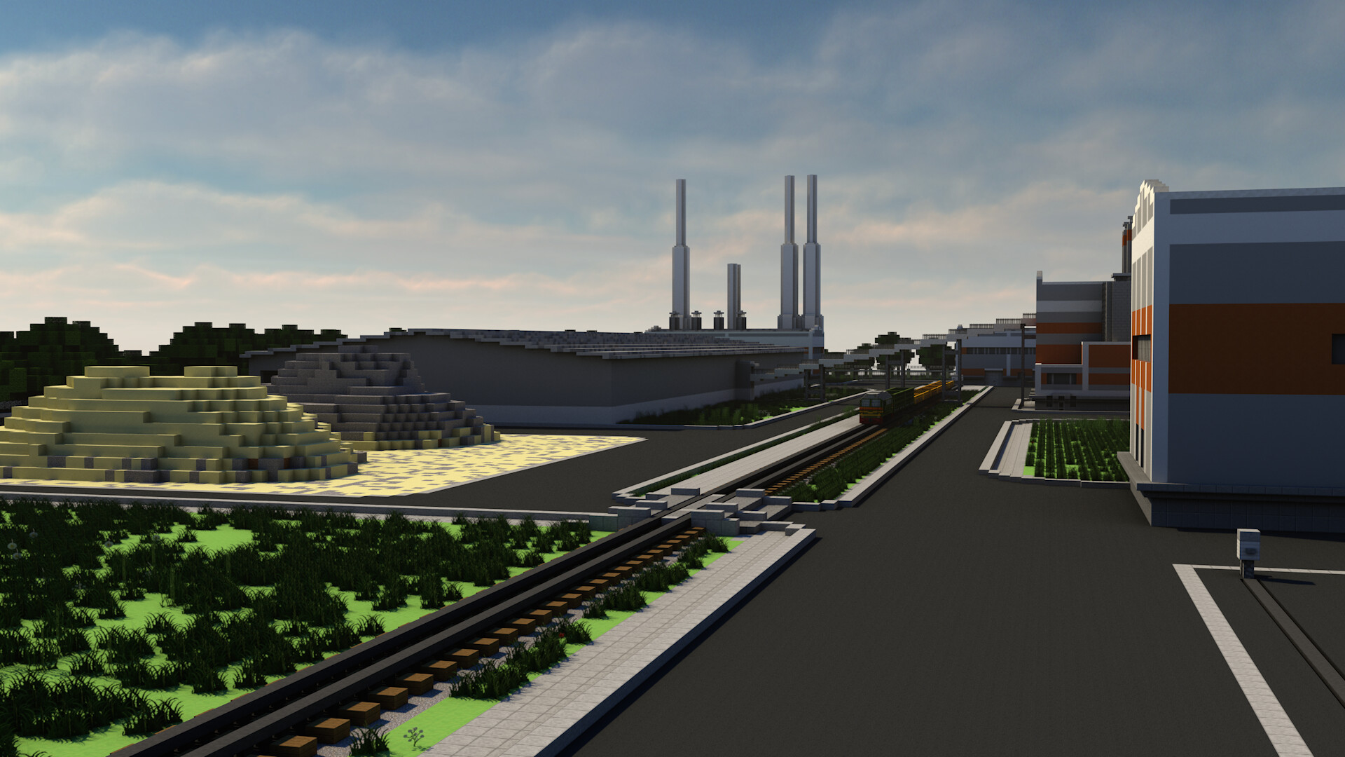 Precast concrete plant | Завод железобетонных изделий Minecraft Map