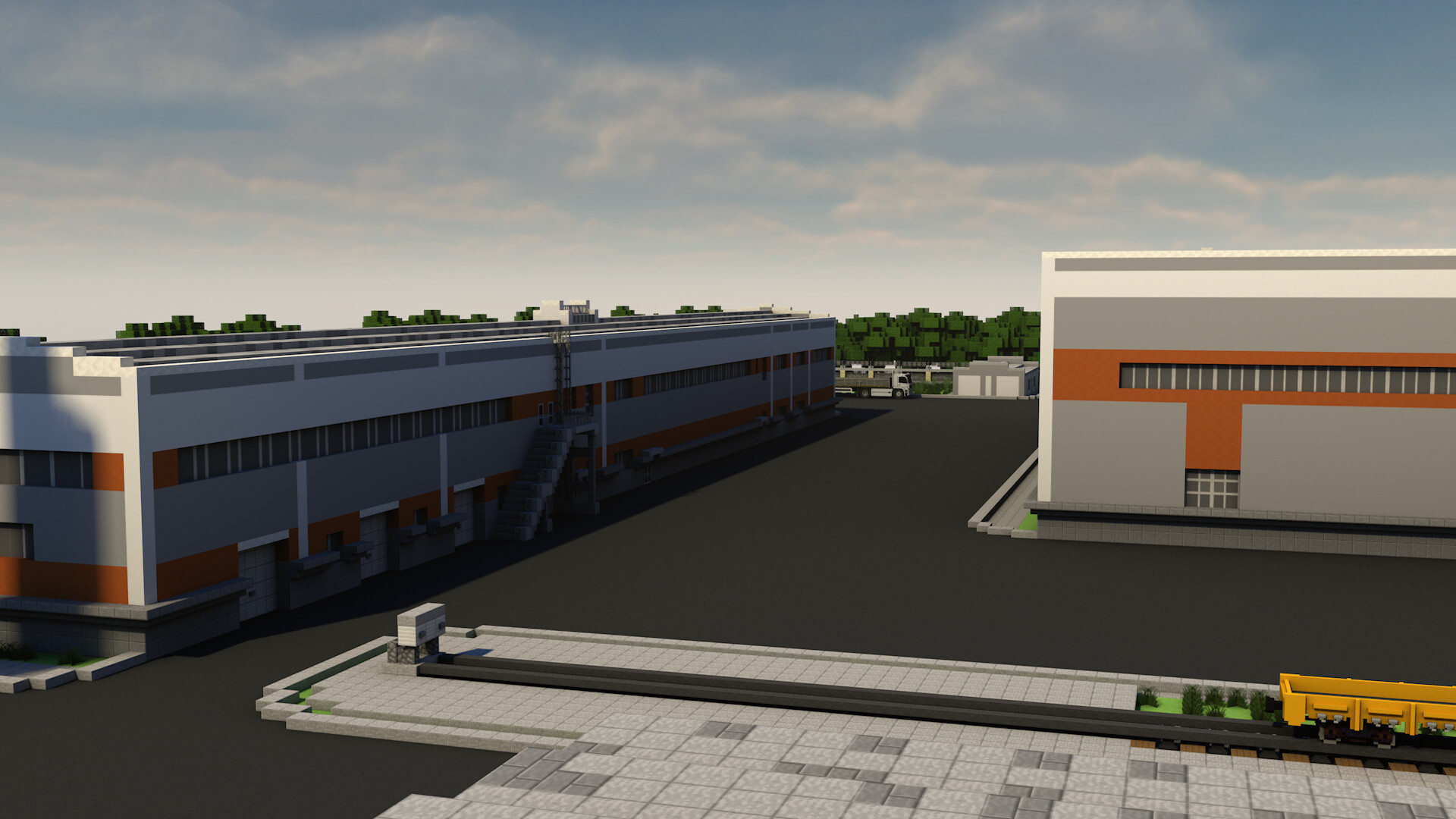 Precast concrete plant | Завод железобетонных изделий Minecraft Map