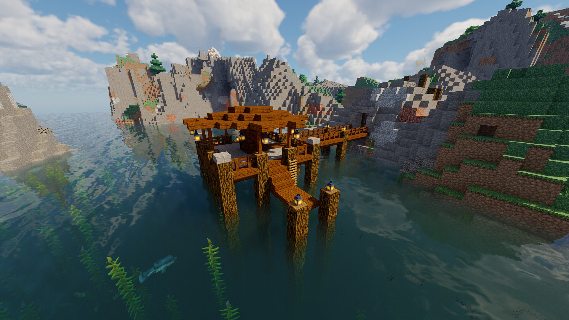 Medieval Fishing Dock Minecraft Map