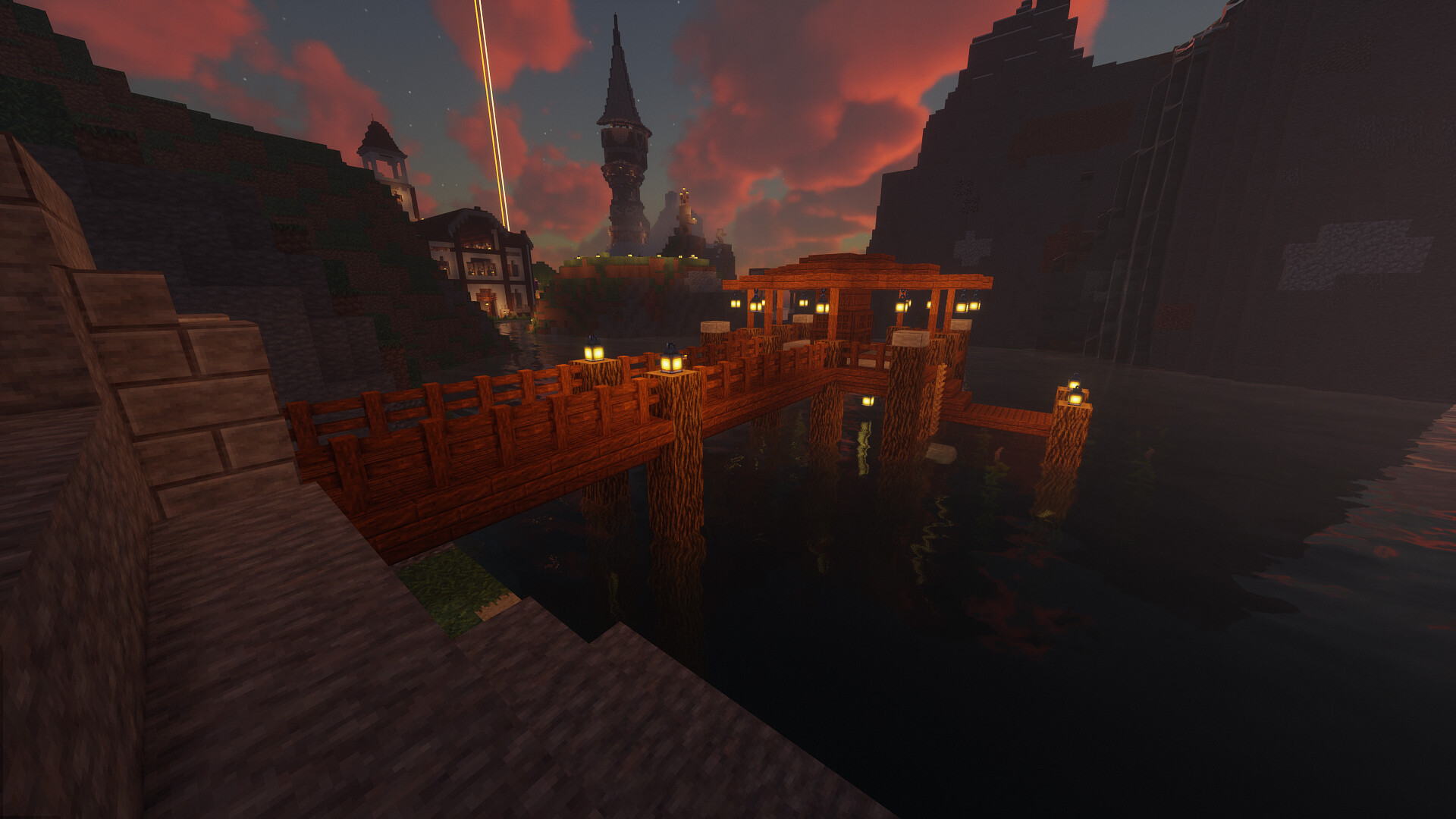 Medieval Fishing Dock Minecraft Map