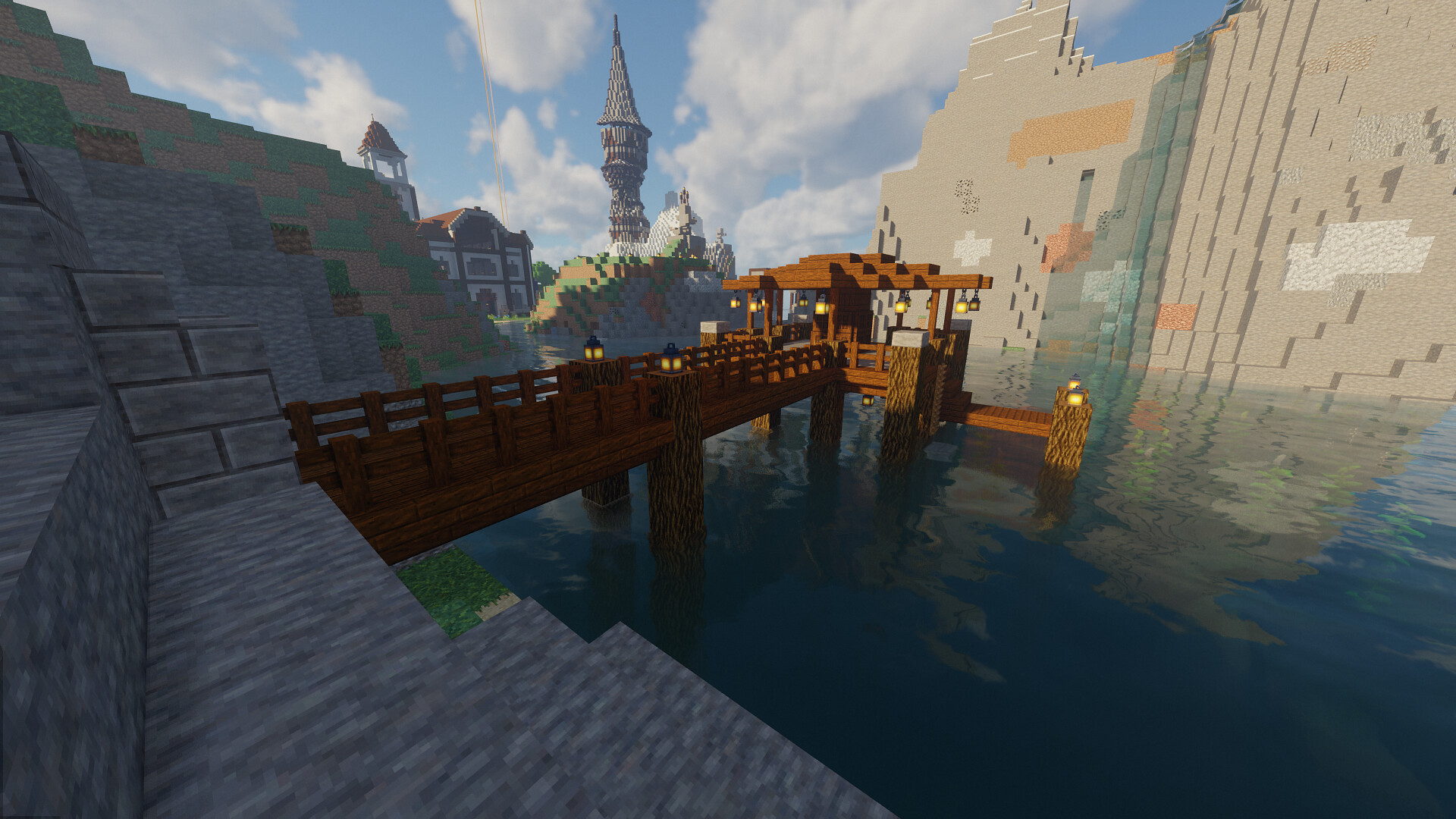 Medieval Fishing Dock Minecraft Map