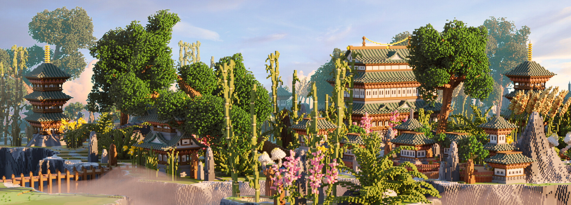 Asian spawn + warzone by Bubble Minecraft Map