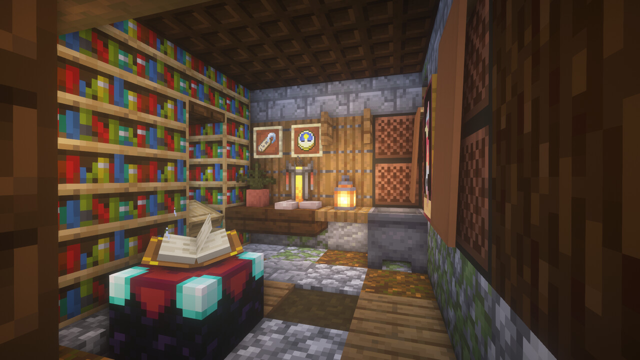 Swamp House With Detailed Interior [download] Minecraft Map