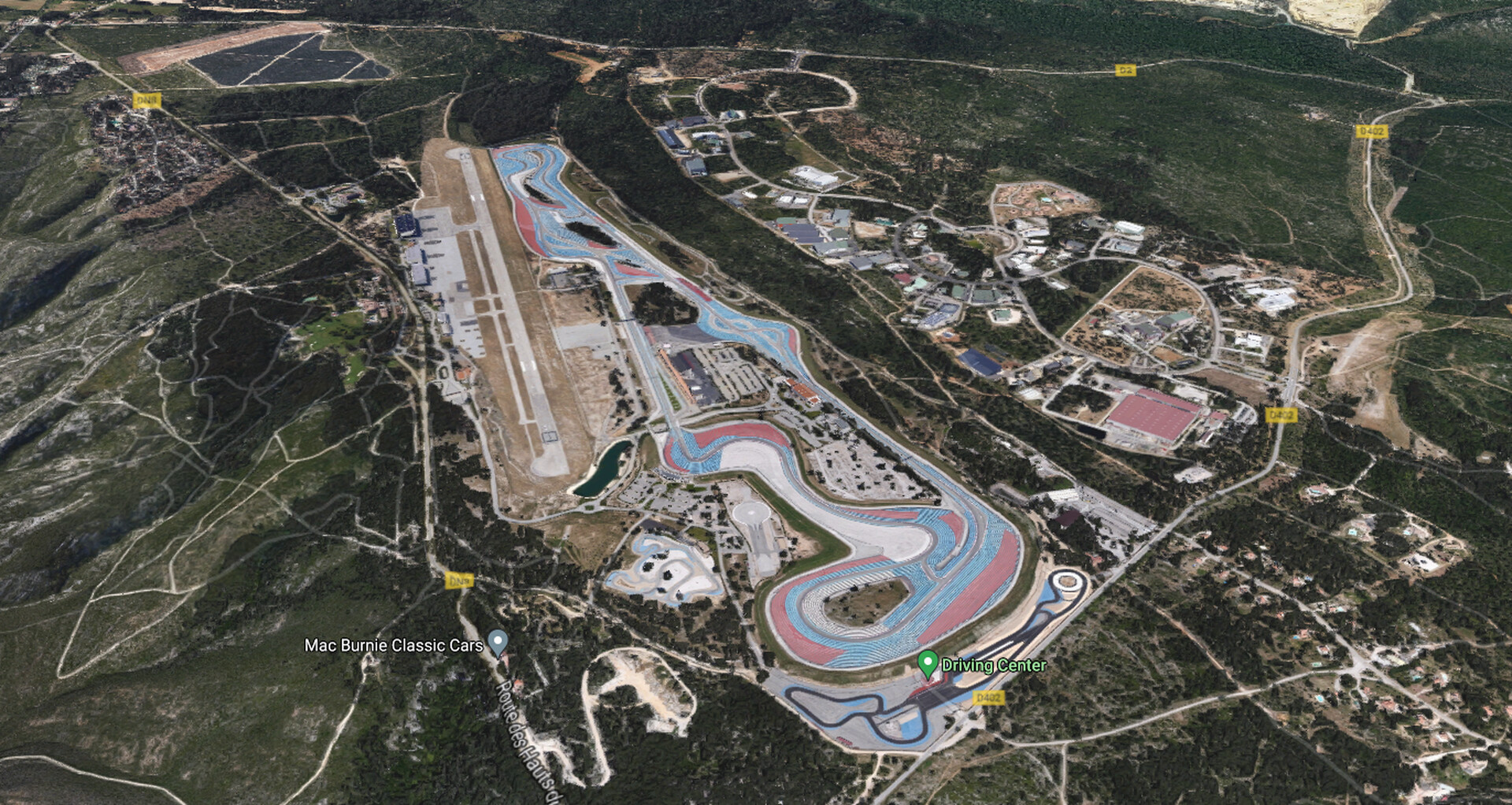 F1 Paul Ricard, Le Castellet, France 1:1 scale Ice boat racing track ...
