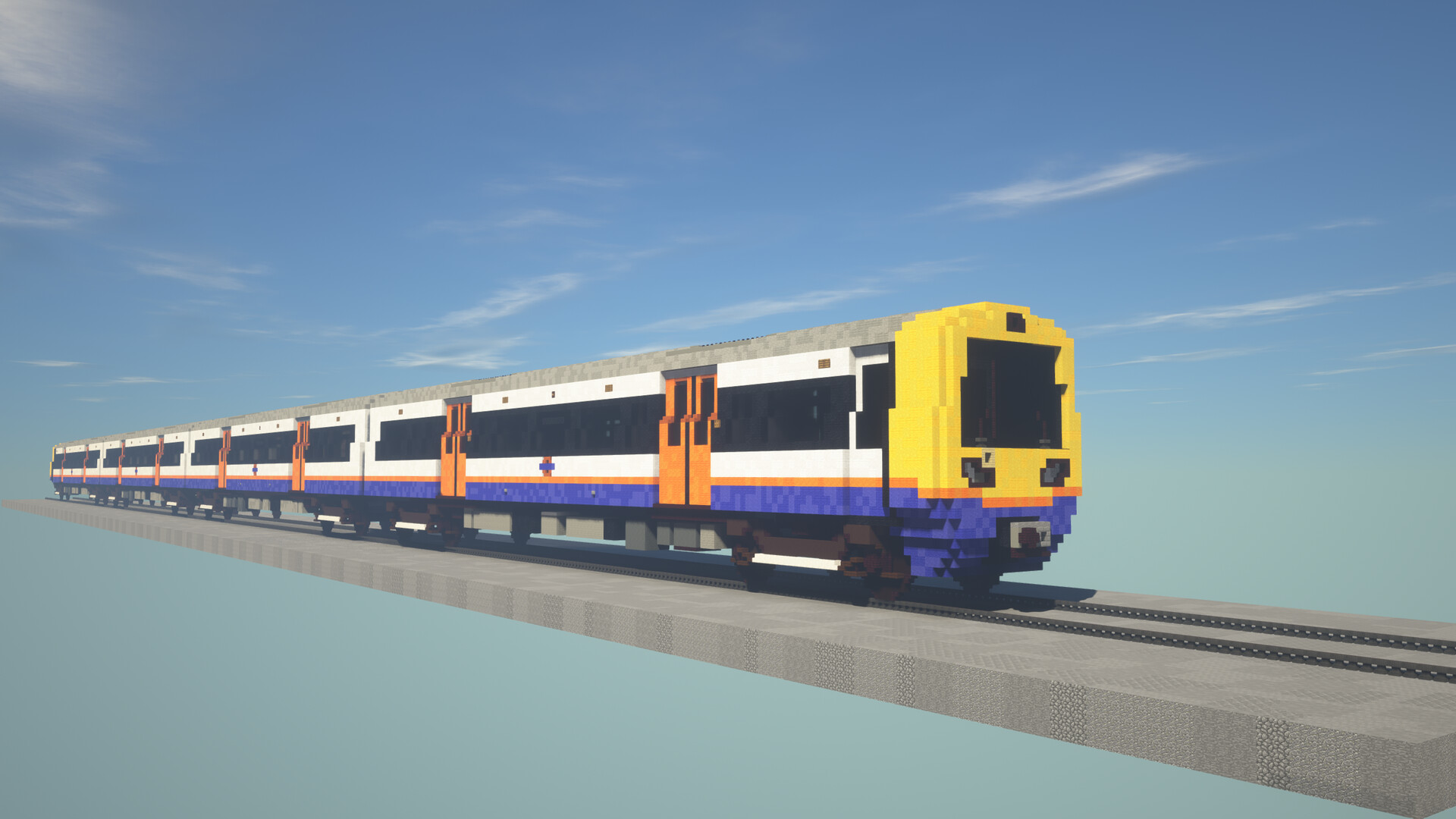 British Rail Class 378 (London Overground) Minecraft Map