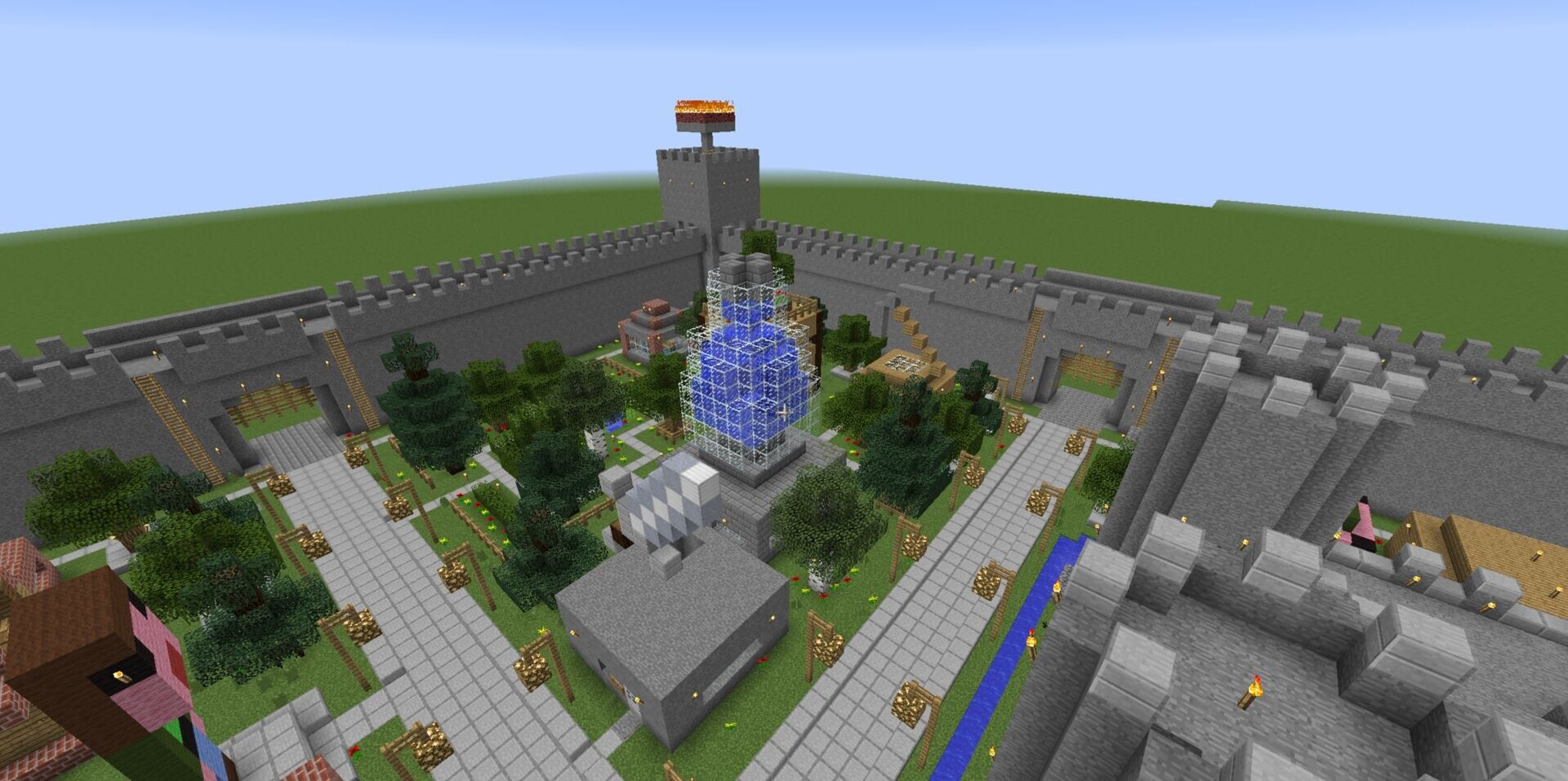 A Casual Town - MCPVP Sabotage map - REBUILT Minecraft Map