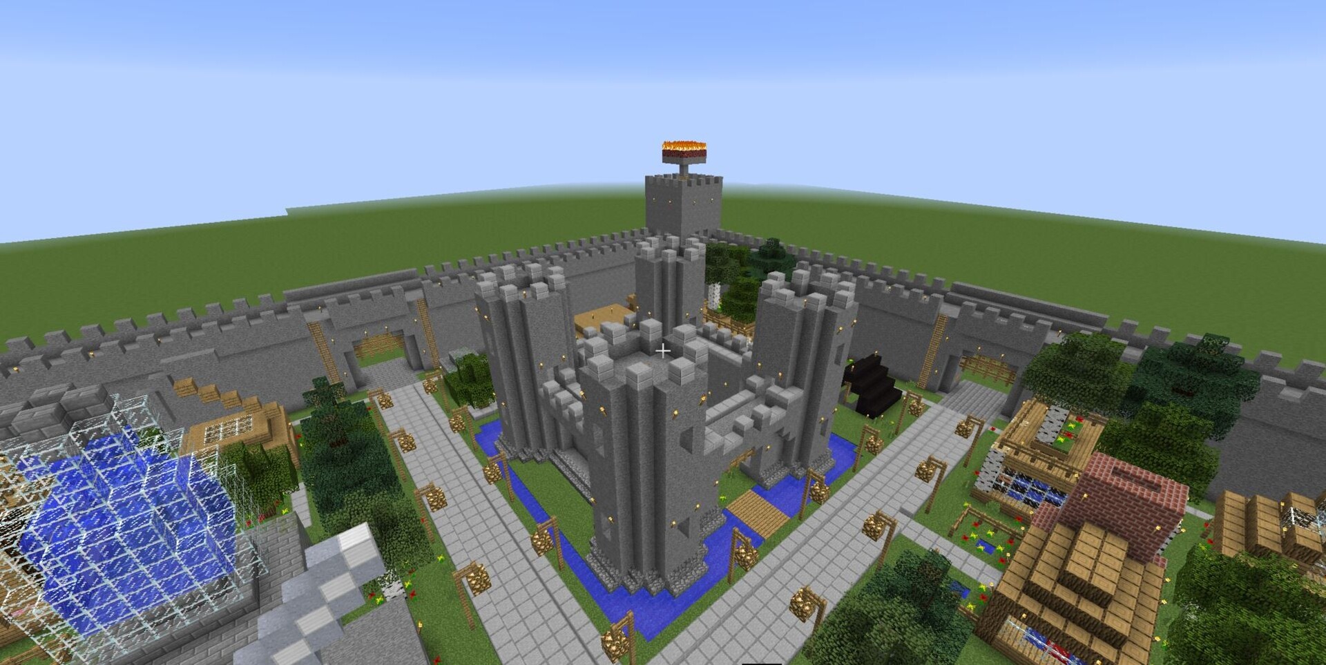 A Casual Town - MCPVP Sabotage map - REBUILT Minecraft Map