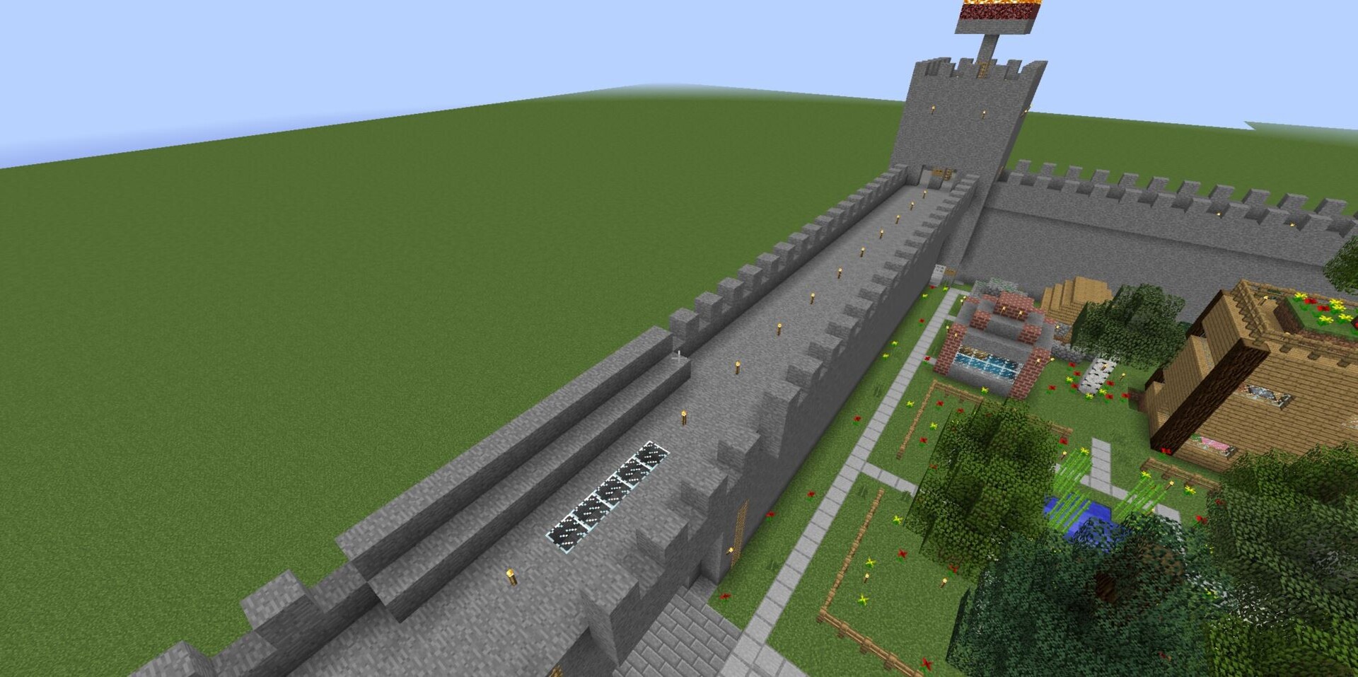 A Casual Town - MCPVP Sabotage map - REBUILT Minecraft Map