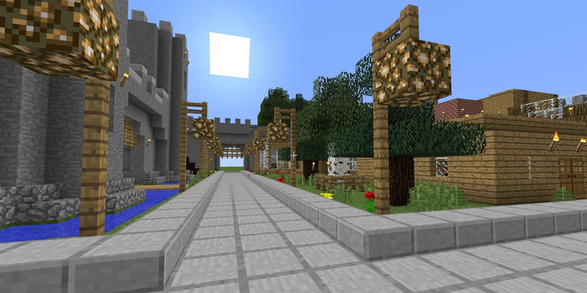 A Casual Town - MCPVP Sabotage map - REBUILT Minecraft Map