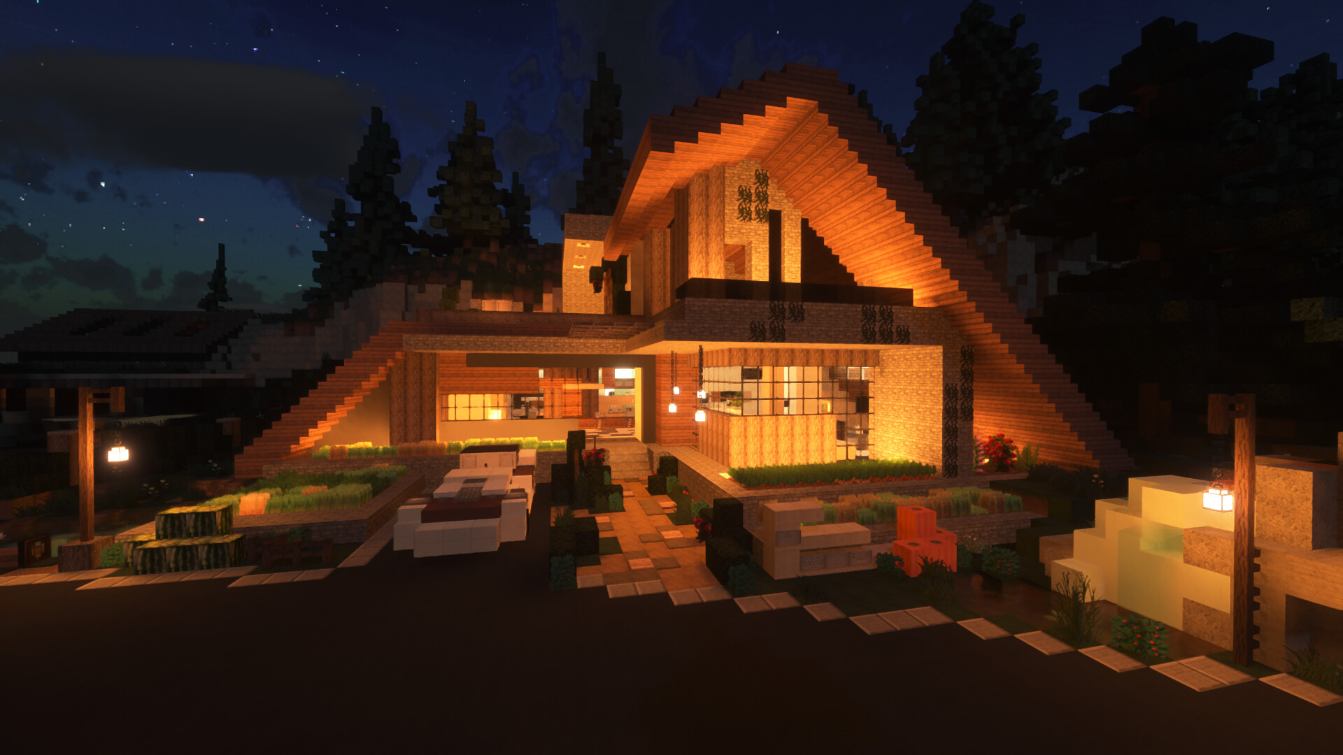 MODERN Mini-Farmhouse | updated Minecraft Map