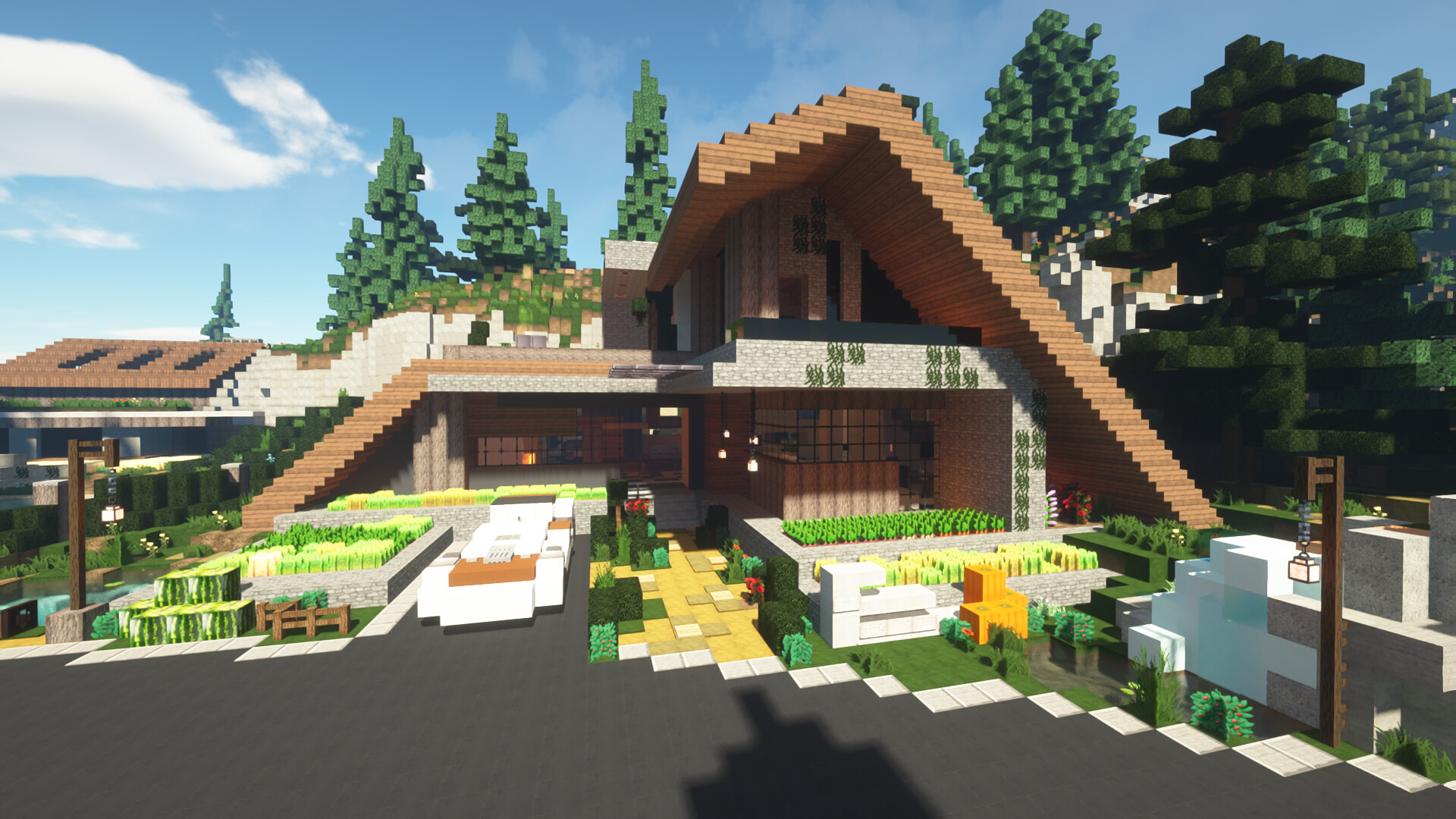 MODERN Mini-Farmhouse | updated Minecraft Map