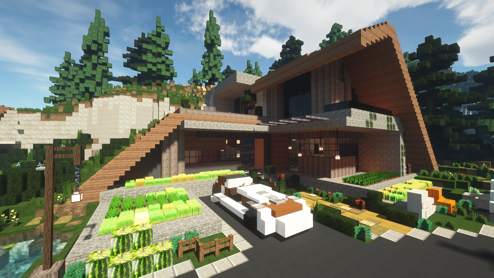 MODERN Mini-Farmhouse | updated Minecraft Map