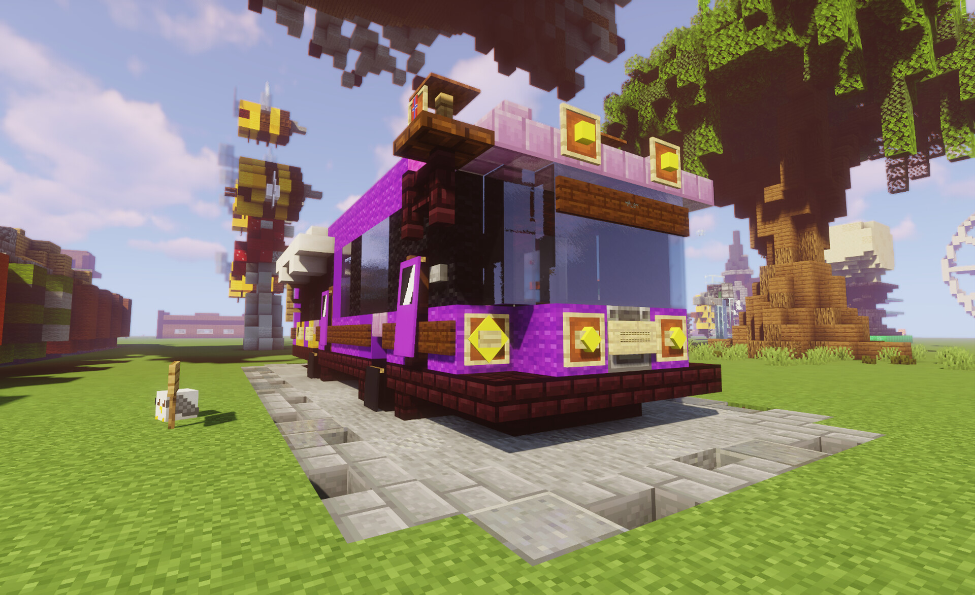 Purple RV Showcase Minecraft Map