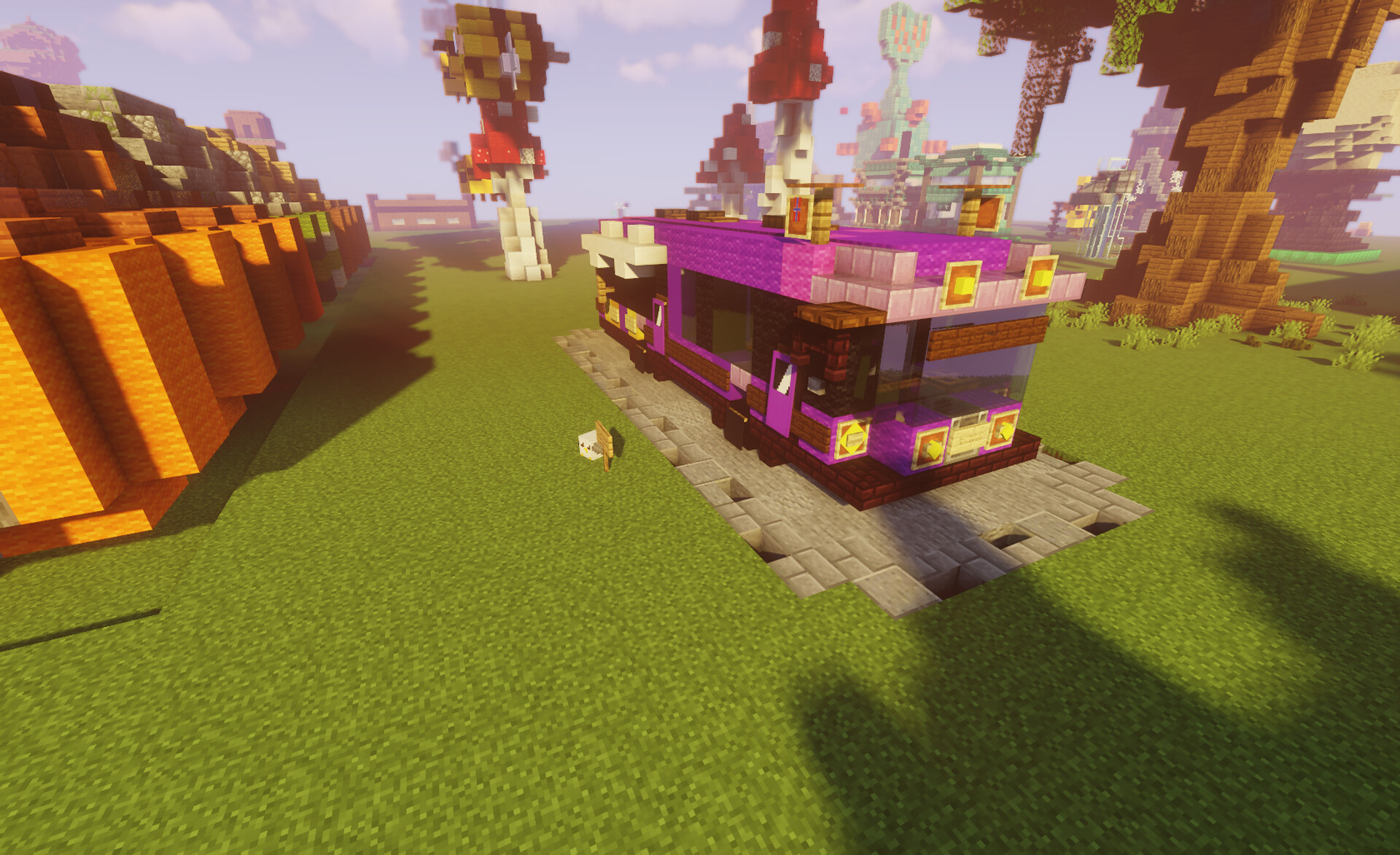 Purple RV Showcase Minecraft Map
