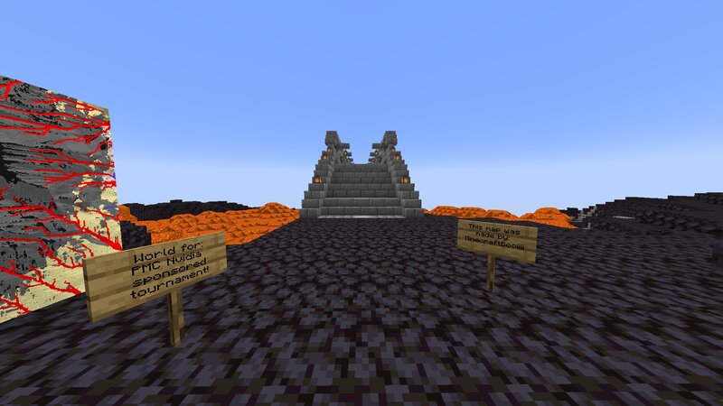 Vulcano Base (PMC Nvidia Event) Minecraft Map