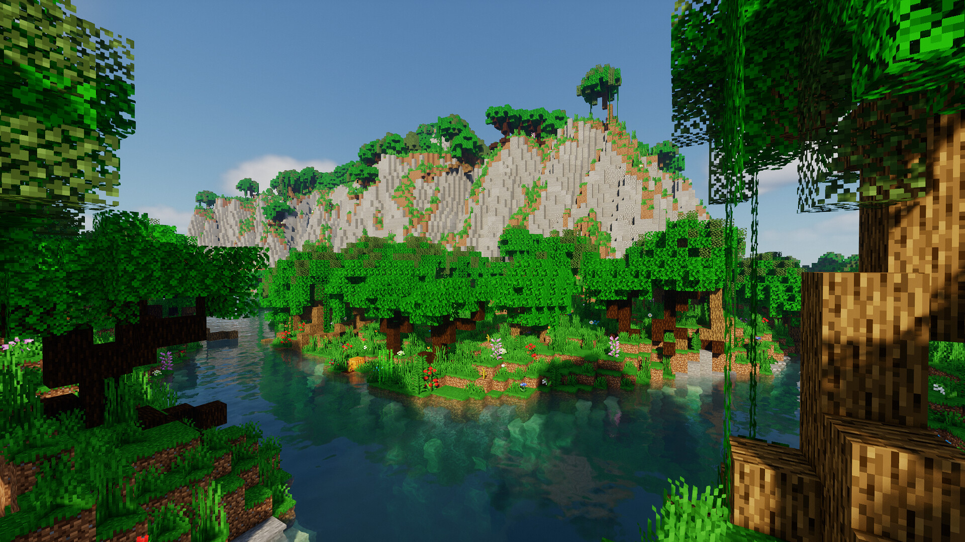 Piglin's Path - Custom Terrain Survival Map 5000 x 5000 Minecraft Map