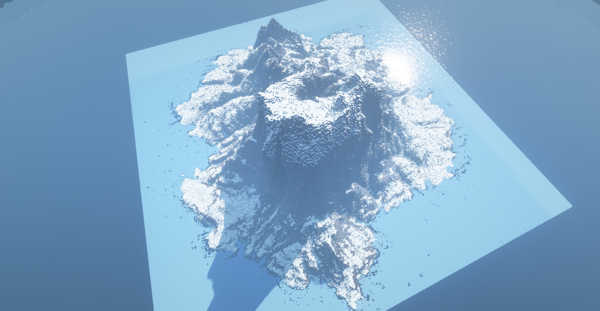 Simple Mountain Minecraft Map