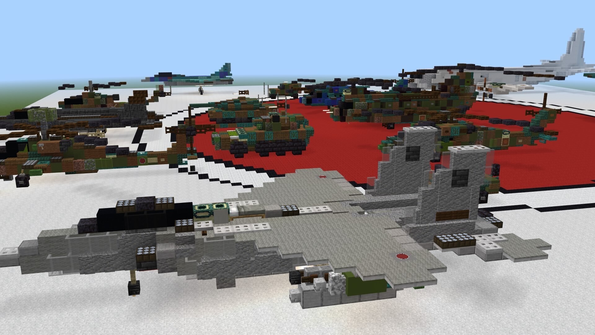 JSDF Vehicles 1.5:1 Minecraft Map