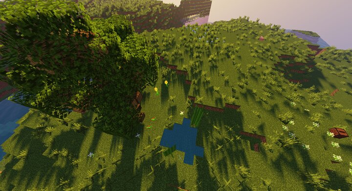 Minecraft custom tree with a little pond Minecraft Map