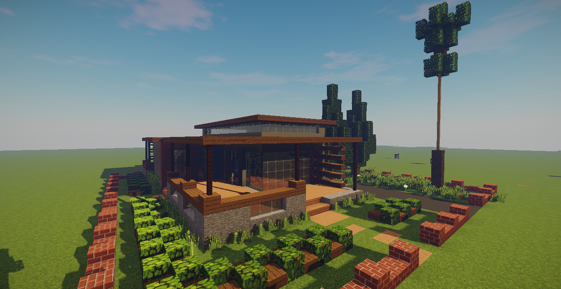 Modern House #59 Map Schematics Minecraft Map