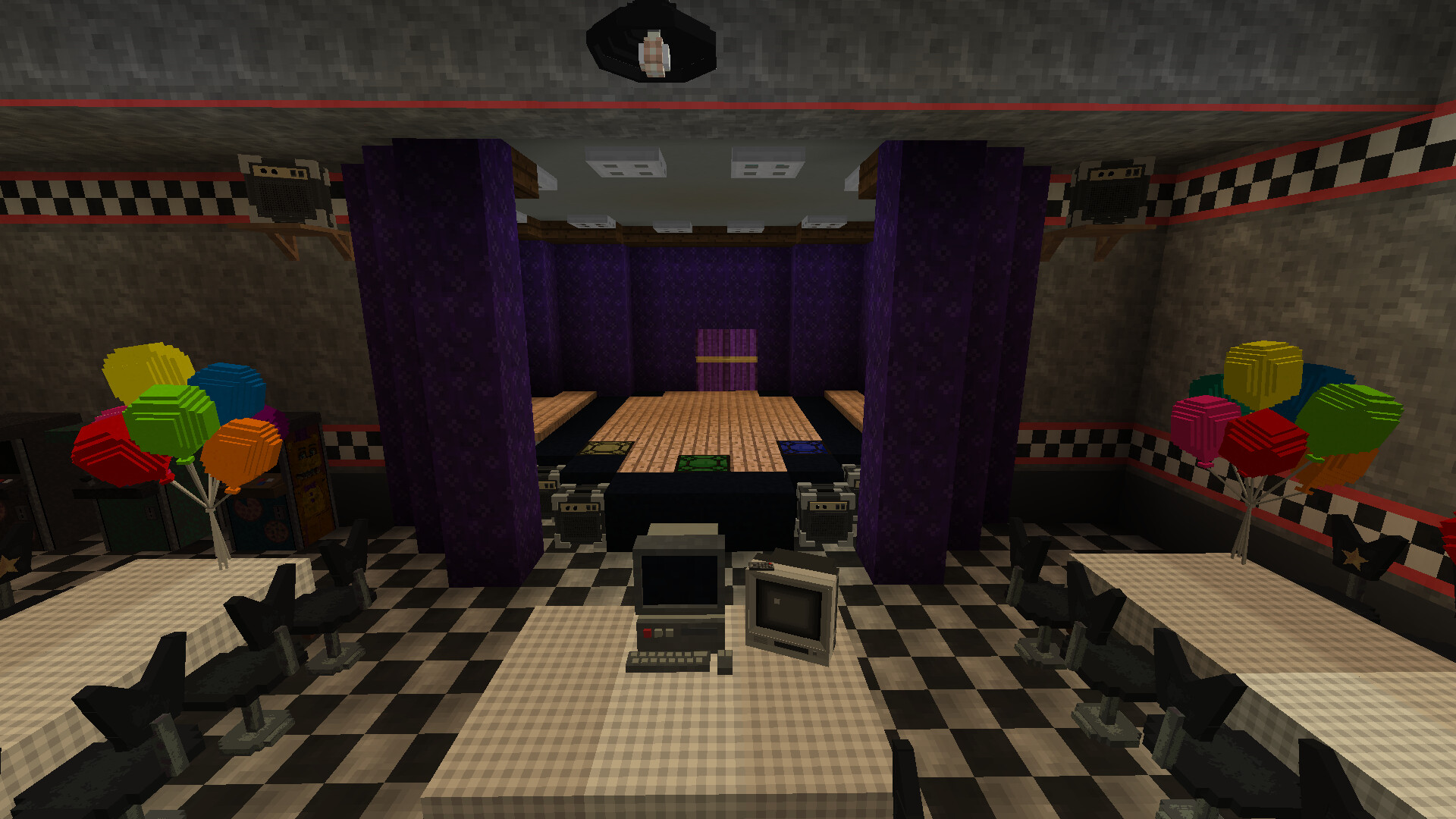 Fnaf Help Wanted Menu Minecraft Map