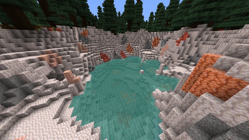 Hot Springs Minecraft Map