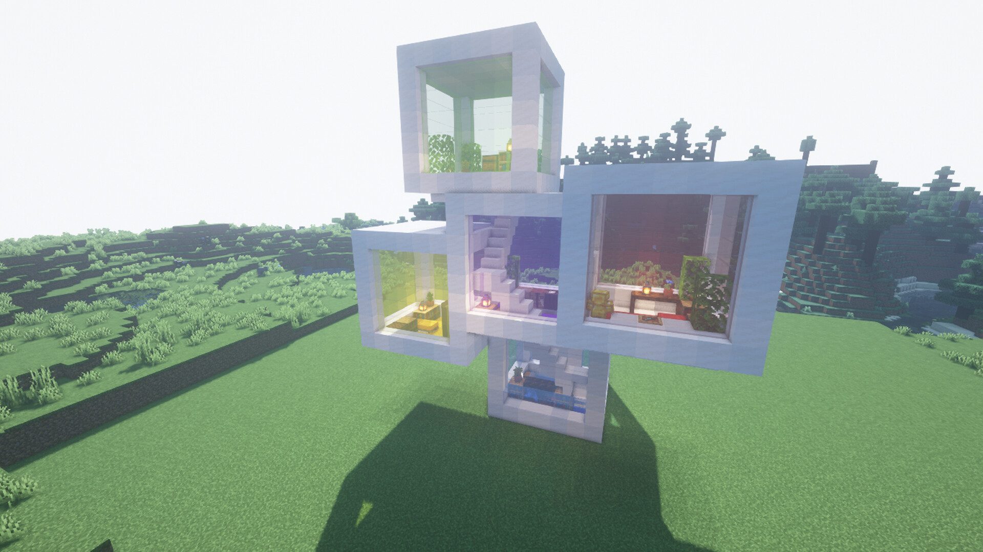 Cube house Minecraft Map