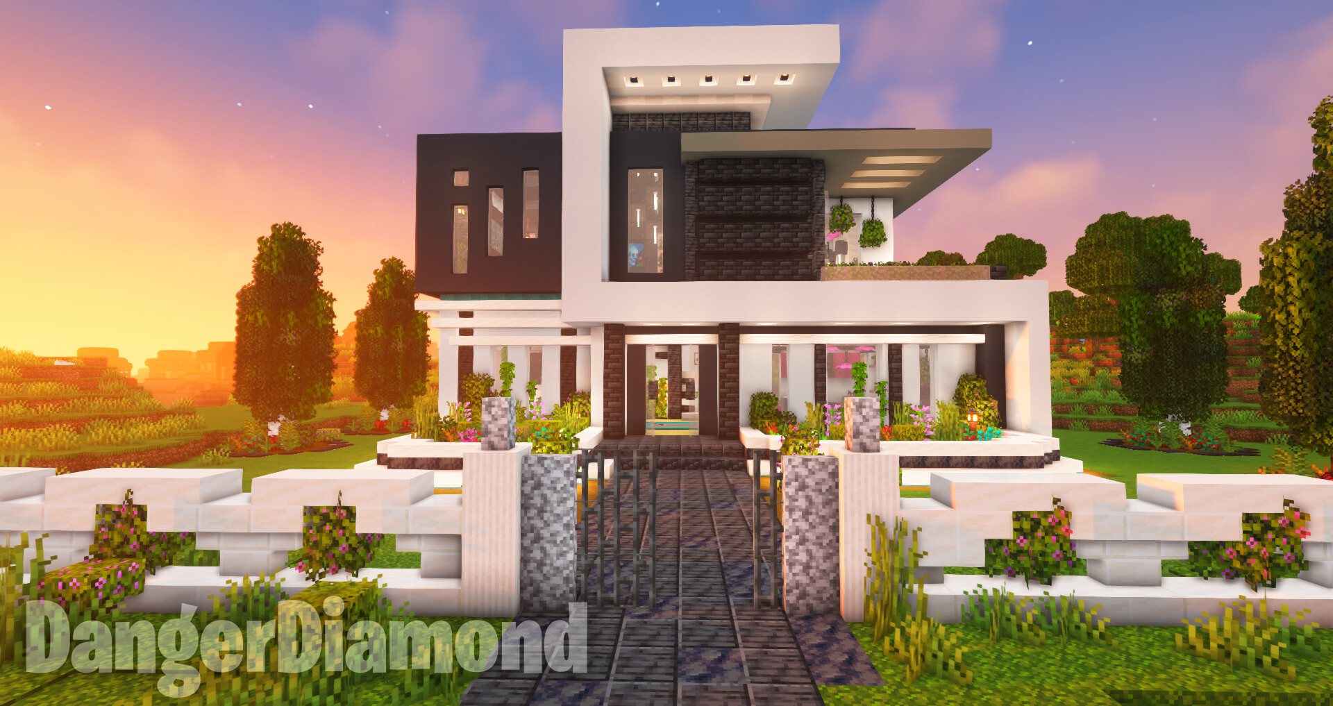 Small Modern House Minecraft Map