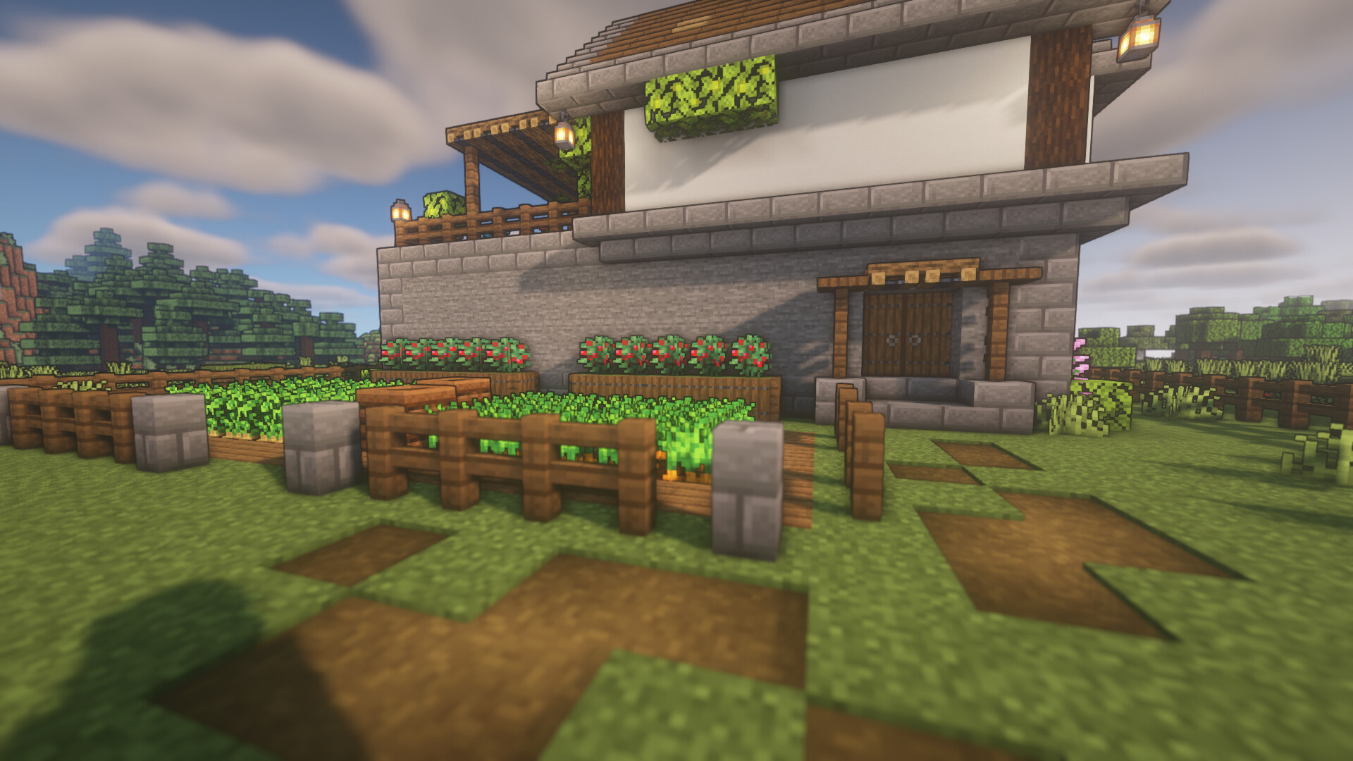 Farm House Foxel [Java and Bedrock] Minecraft Map