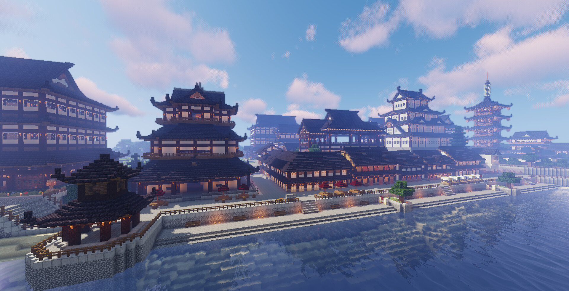 Coast Japanese Town Minecraft Map