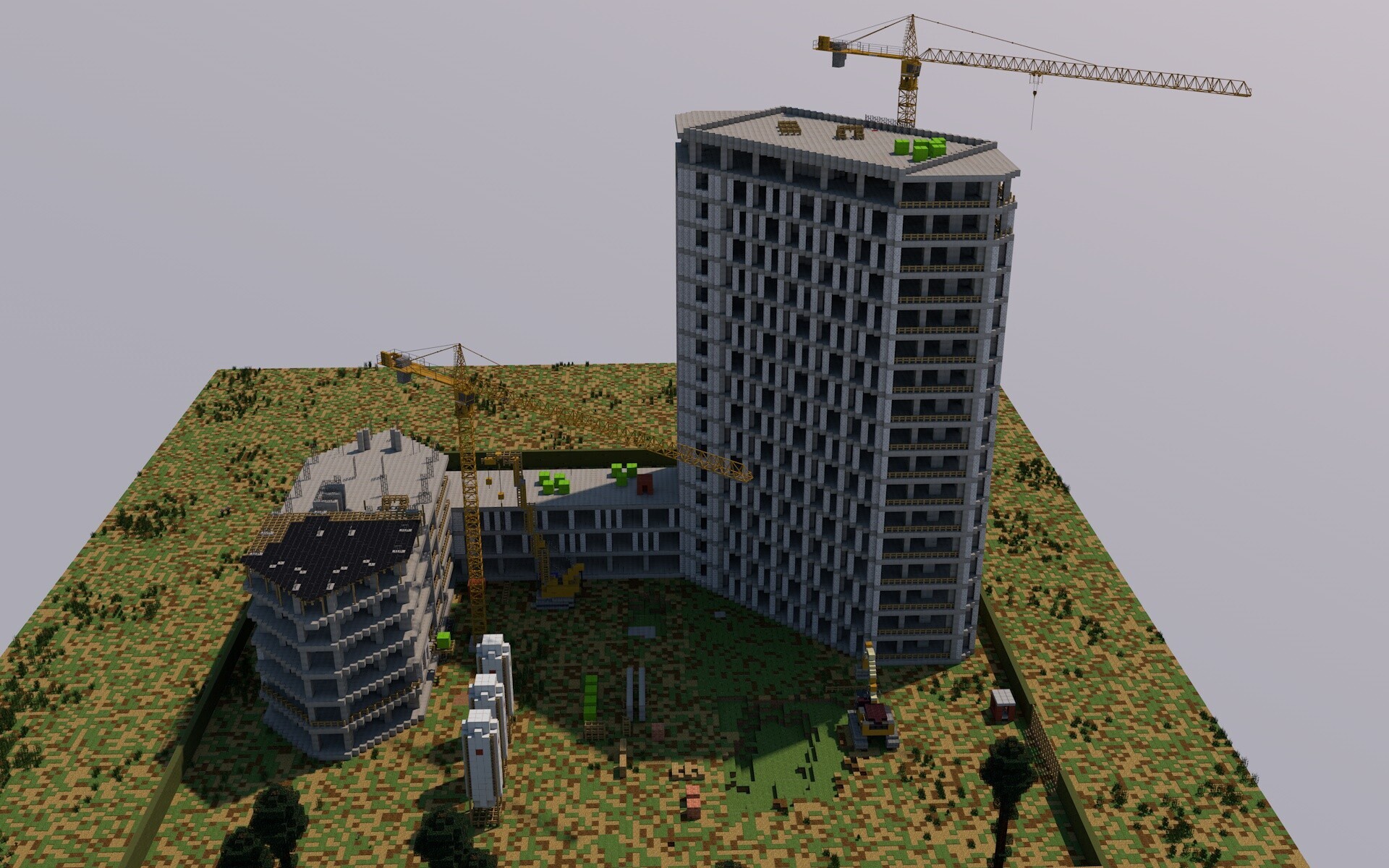 RP Construction site | РП строительная площадка Minecraft Map