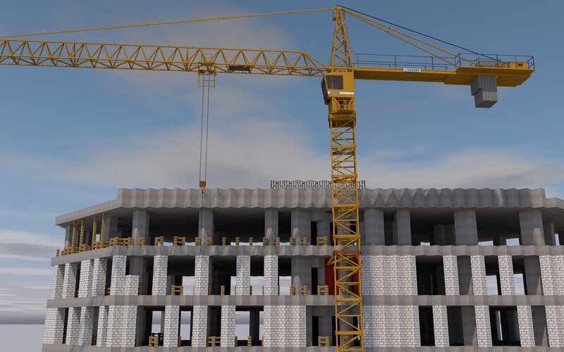 RP Construction site | РП строительная площадка Minecraft Map