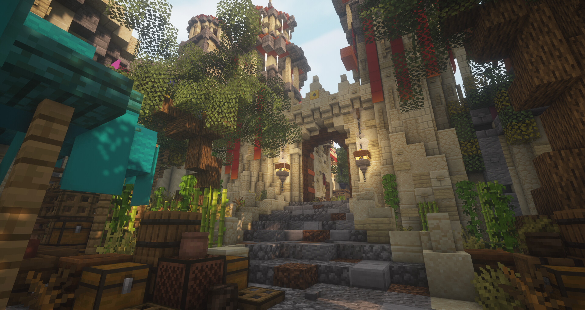 Adharra - Dark Elves Desert City - Fables and Fantasy RP Minecraft Map