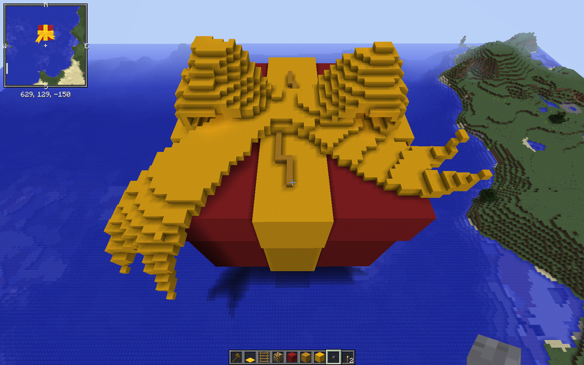 nice big presentbox with loop - schematic Download Minecraft Map