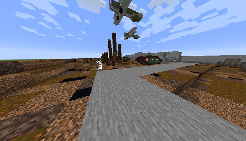 WW1 Diorama Minecraft Map
