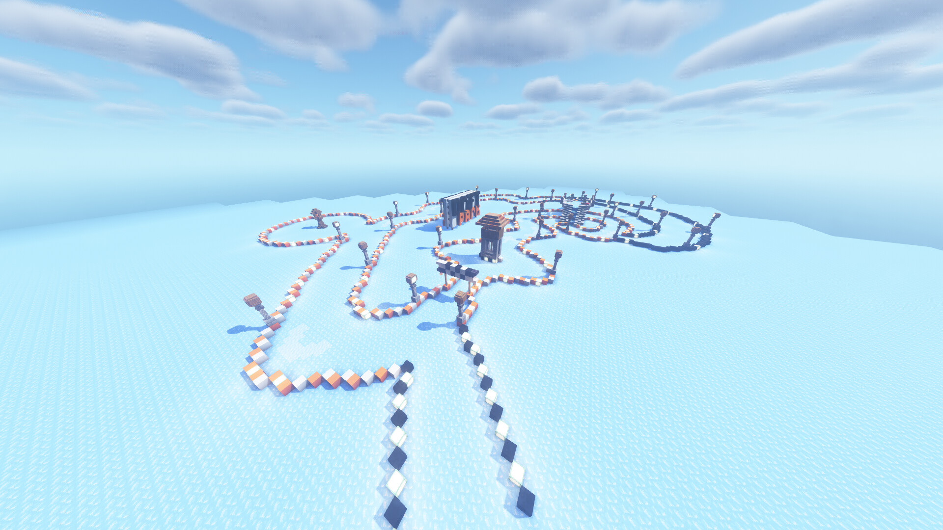 Drift track, park Minecraft Map