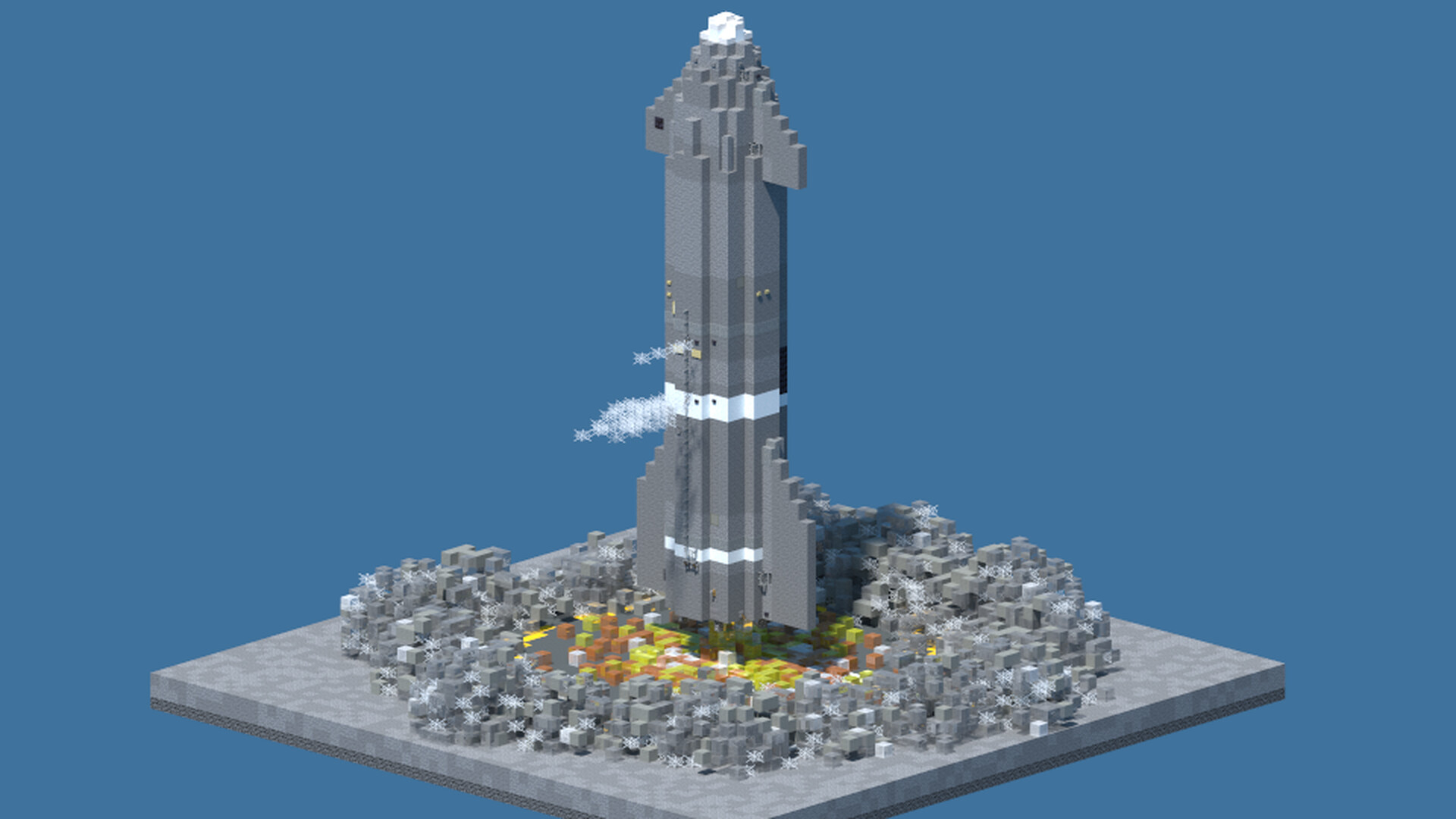 SpaceX Starship SN15 [Scale 1.1] (Download) Minecraft Map
