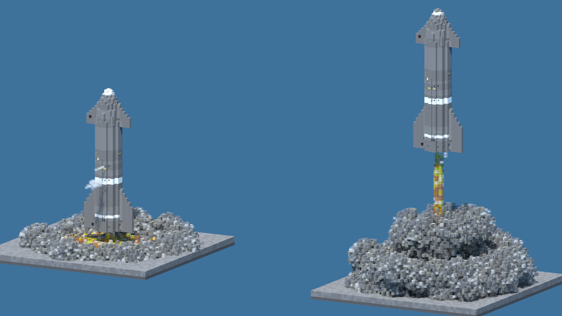 SpaceX Starship SN15 [Scale 1.1] (Download) Minecraft Map