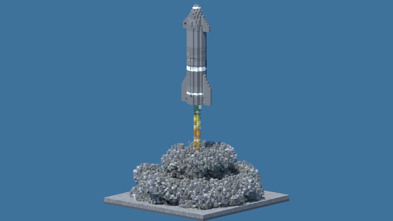 SpaceX Starship SN15 [Scale 1.1] (Download) Minecraft Map