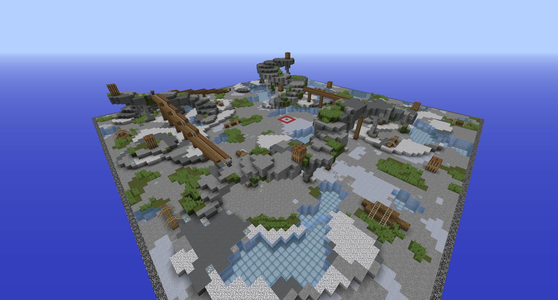 Mossy Crystal Cave KOTH [100x100] Minecraft Map