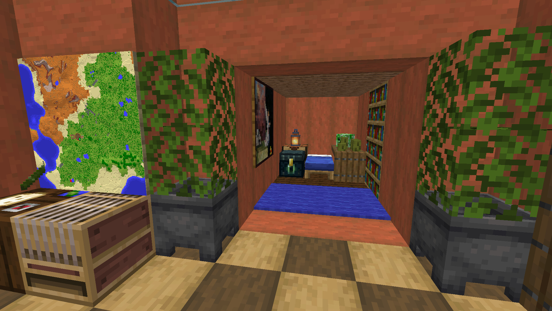 Underground base Minecraft Map