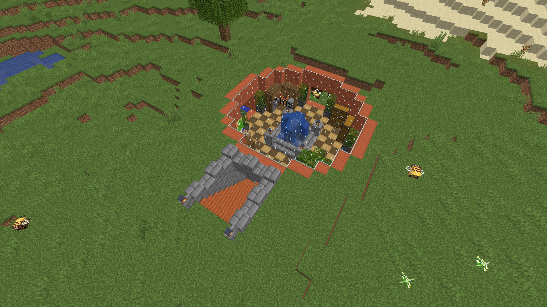 Underground base Minecraft Map