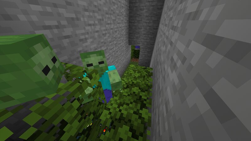 Zombie Statue Minecraft Map
