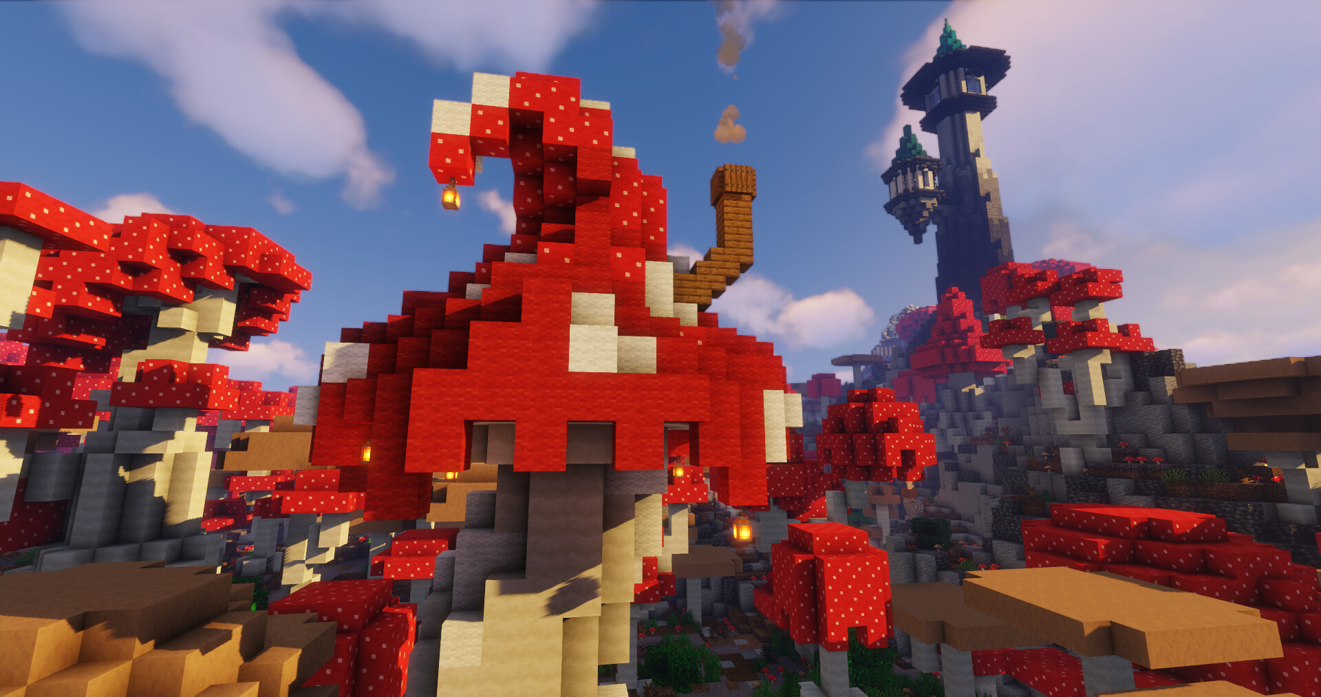 Toadstool Town Minecraft Map