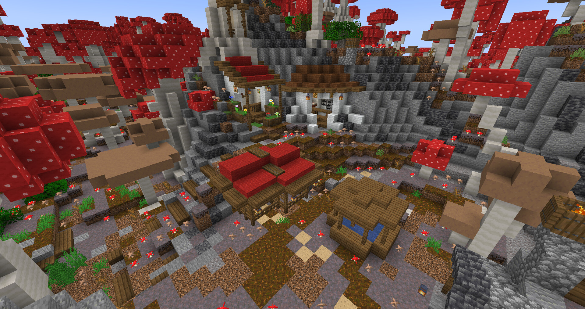 Toadstool Town Minecraft Map